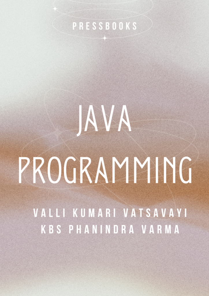 Java Programming – Simple Book Publishing
