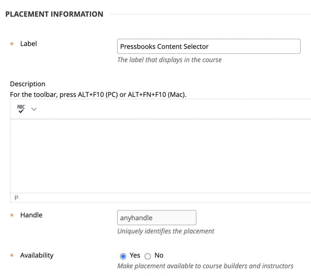 Enable Deep Linking For An Existing Lti Registration The Pressbooks Network Managers Guide